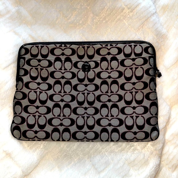Coach | Tablets & Accessories | Coach Signature Laptop Sleeve | Poshmark